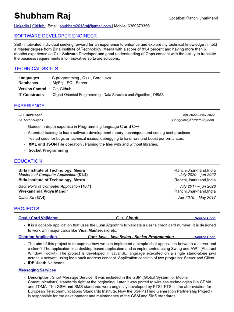 Shubham Raj Pdf Computer Programming Gsm 