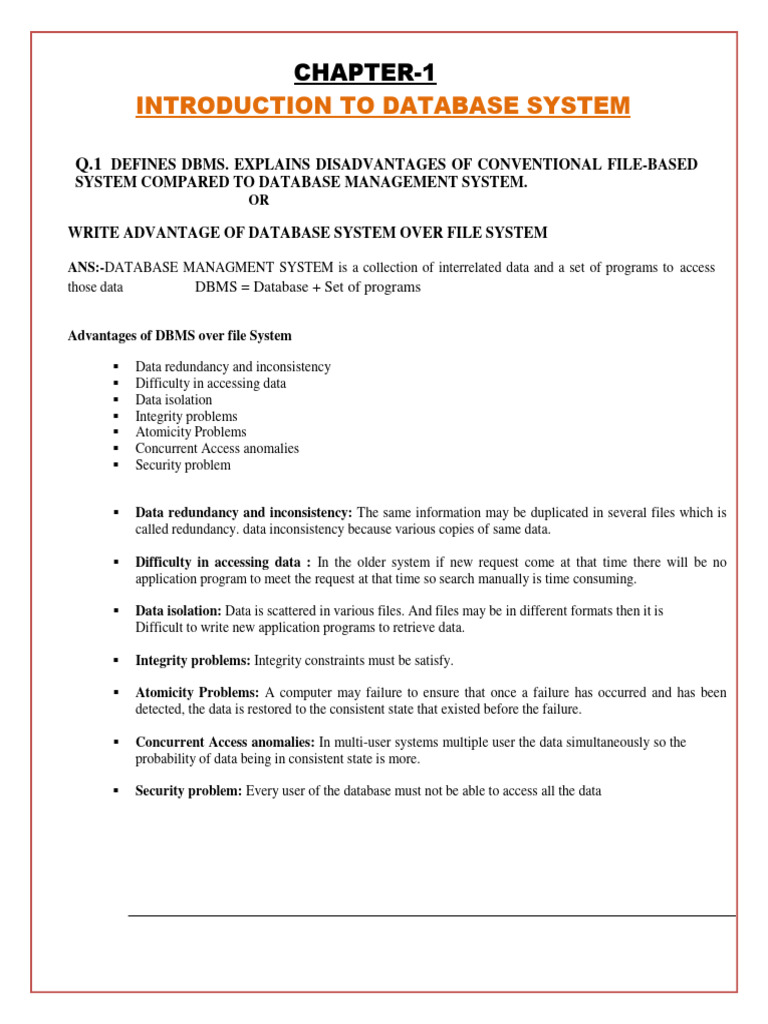 20 Question DBMS | PDF | Database Transaction | Databases