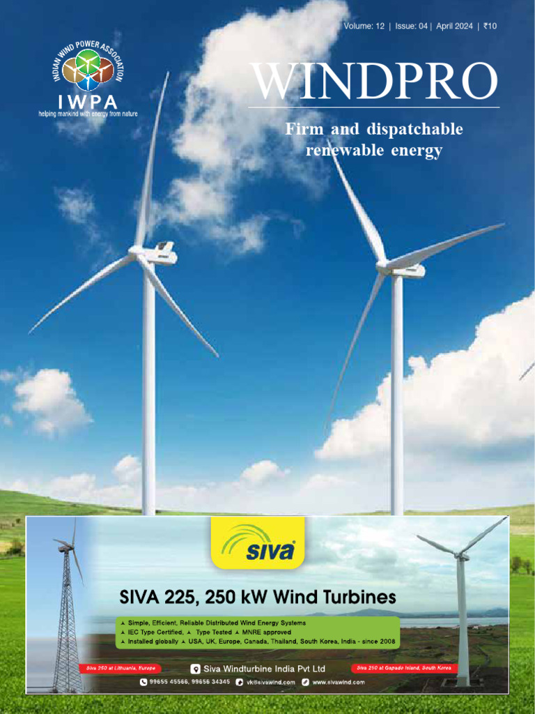WINDPRO April 2024 | Download Free PDF | Renewable Energy | Solar Power