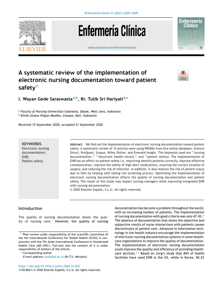 Nursing Process | PDF | Electronic Health Record | Patient Safety