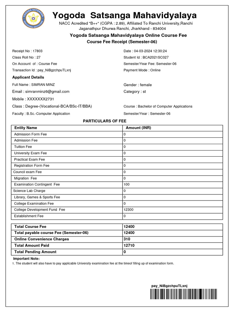 doc (9) | PDF | Fee | Services (Economics)