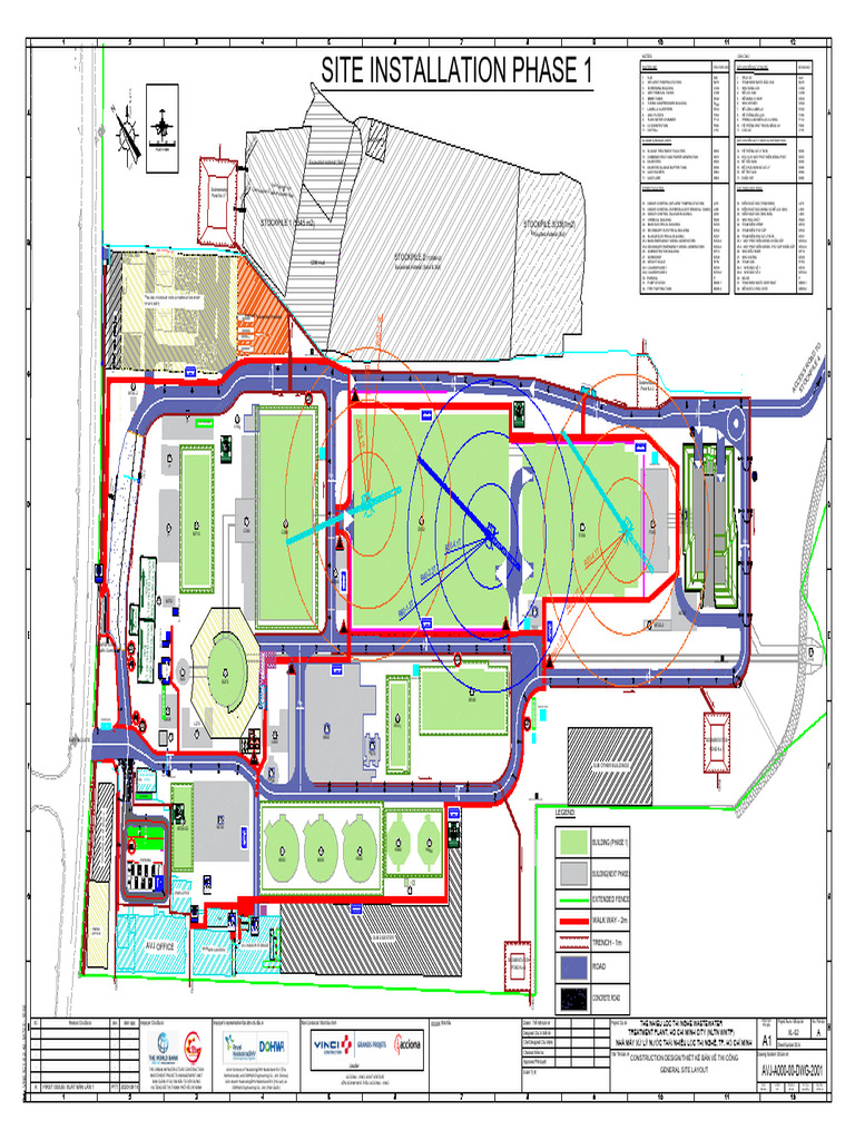240313-AVJ-A000-00-DWG-2001 GENERAL SITE LAYOUT-Layout1 | PDF | Chemical Engineering ...