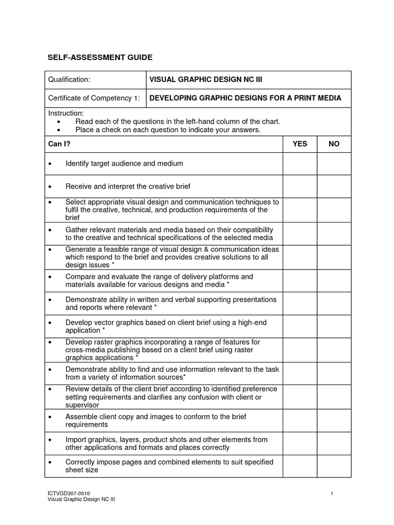 SAG Visual Graphics Design NC III Superseded | Download Free PDF ...