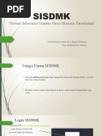 Panduan Pendaftaran dan Update SISDMK | PDF