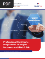 IIMI CPPM Brochure | PDF | Project Management | Business
