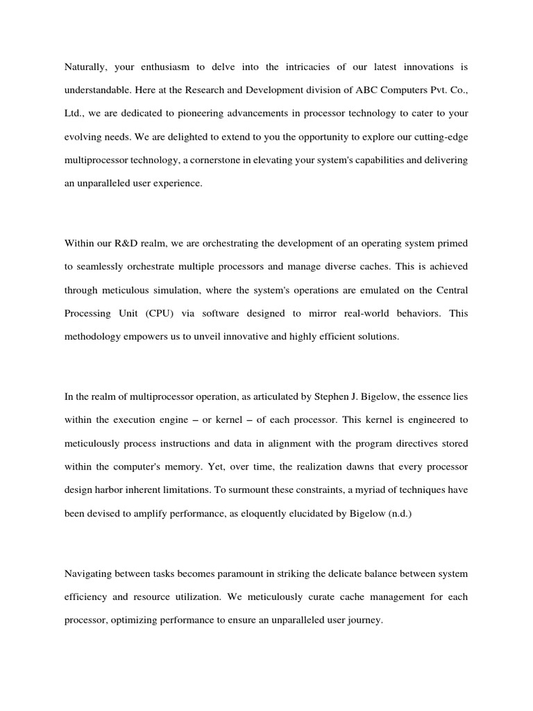 Written Assignment Unit 4 | PDF | Central Processing Unit | Multi Core Processor