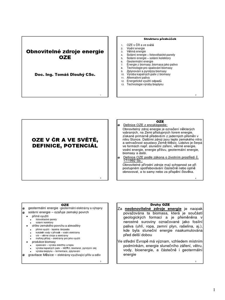 OZE p1 | PDF