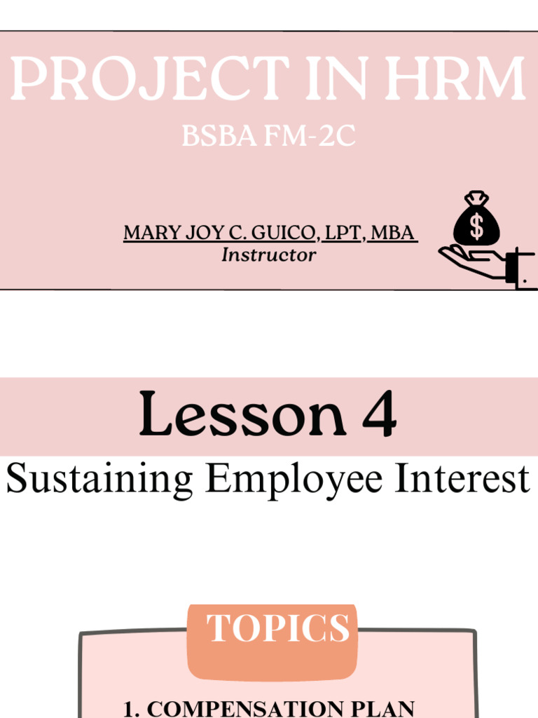 Lesson 4 (HRM Reporting) | PDF | Incentive | Employment