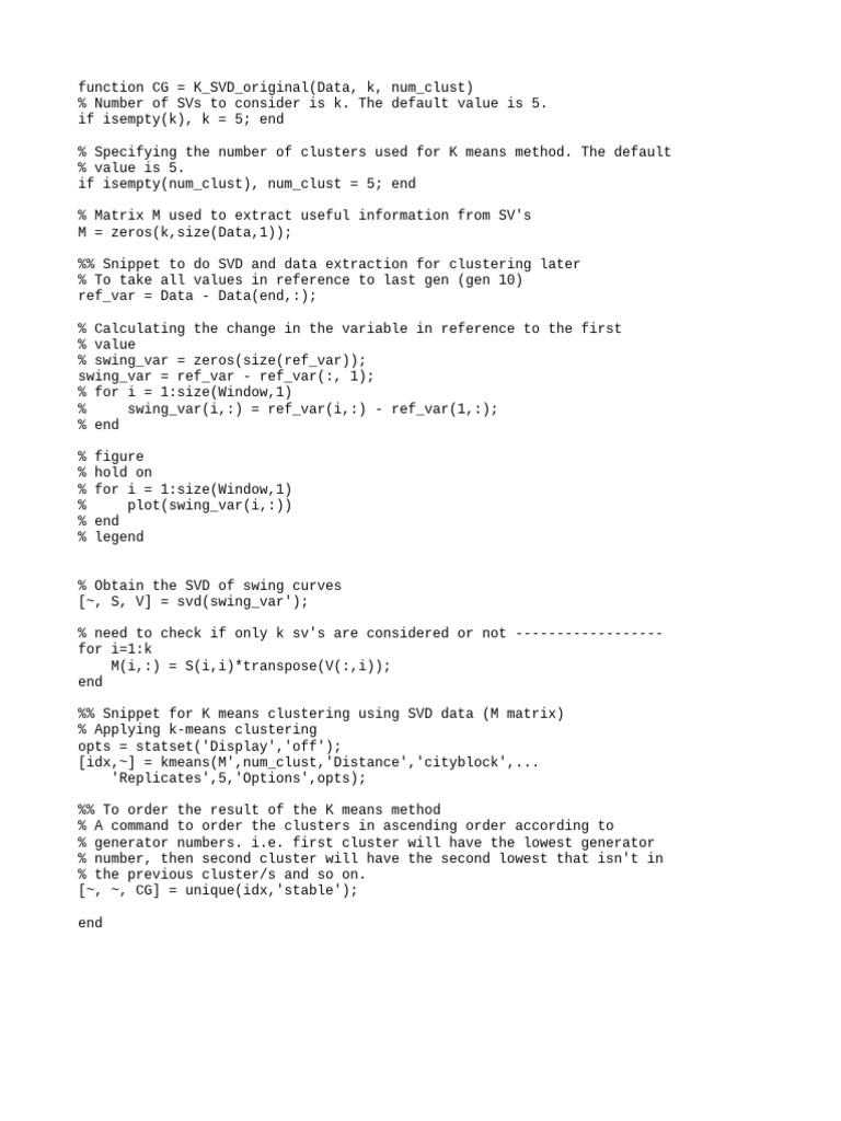 K SVD Original.m | PDF