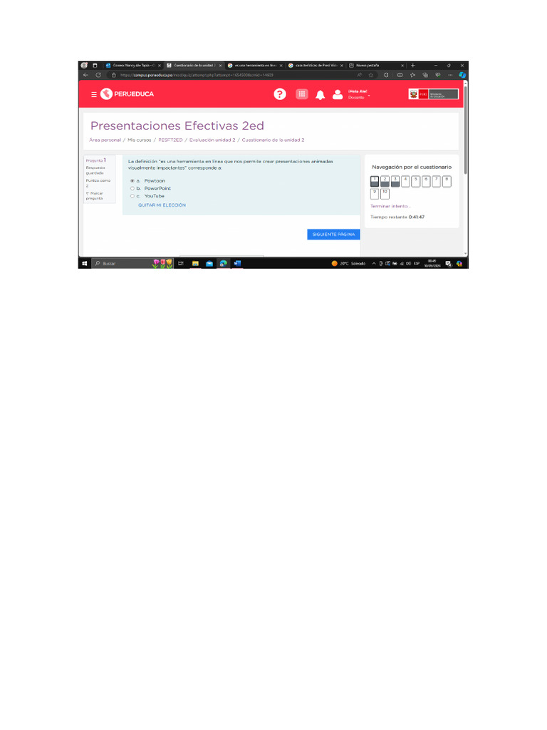 Respuesta Perueduca 1 | PDF