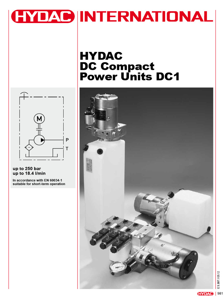 E5307 Compact Power Units DC1 | Download Free PDF | Pump | Mechanical Engineering