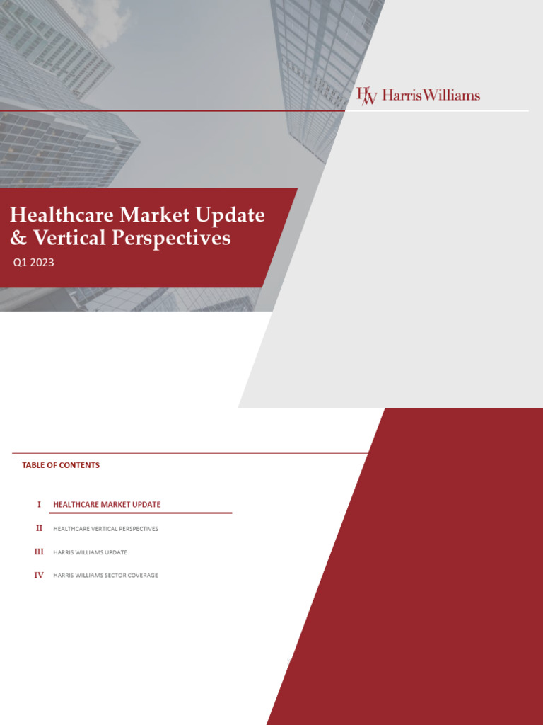 Healthcare Market Update Vertical Perspectives March 2023 | Download ...