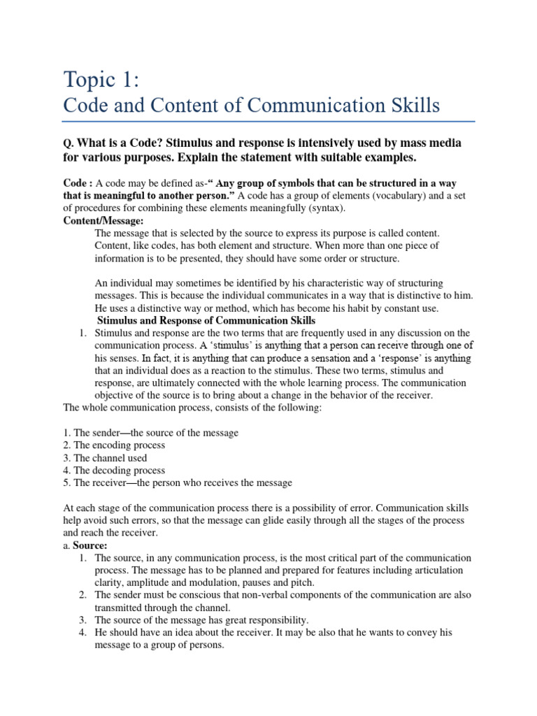 TC Unit V | PDF | Communication | Code