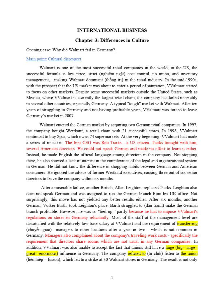 Case Studies Chapter 3 | PDF | Mc Donald's | Walmart