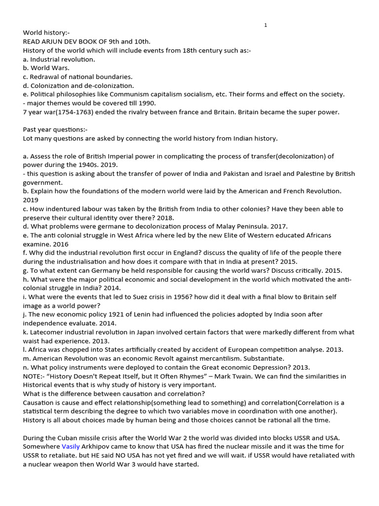 World History 2 | PDF | German Empire | Imperialism