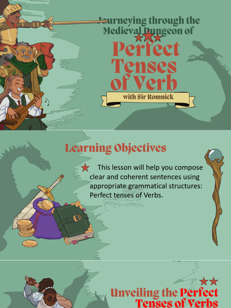Perfect Tenses of Verb | PDF | Perfect (Grammar) | Grammatical Tense