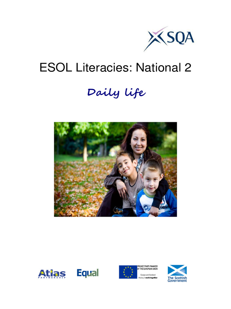 ESOL National 2: Daily Life Activities | PDF | Workweek And Weekend ...