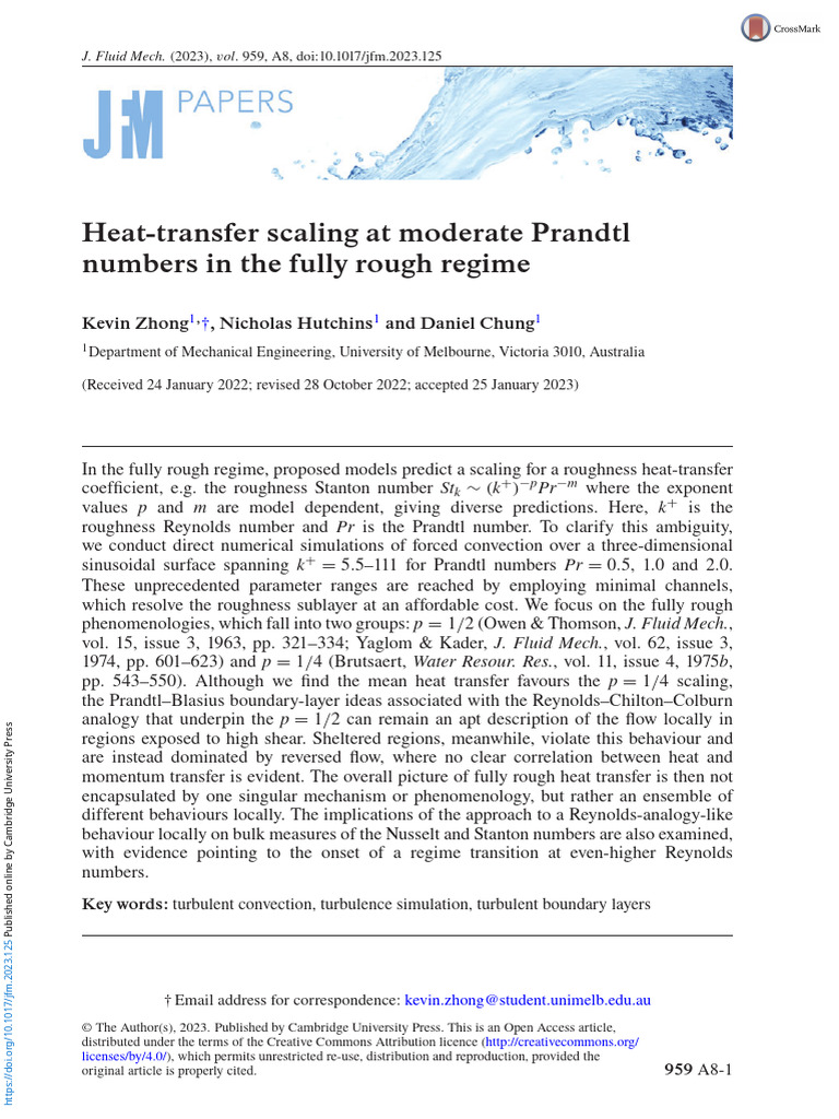 Notes MUGT - 05 | PDF | Convection | Reynolds Number