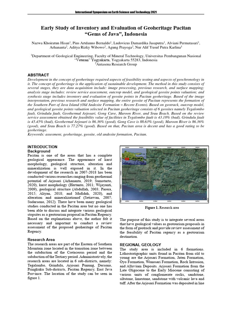 Geoheritage Insights for Geologists | PDF | Geological Formation ...