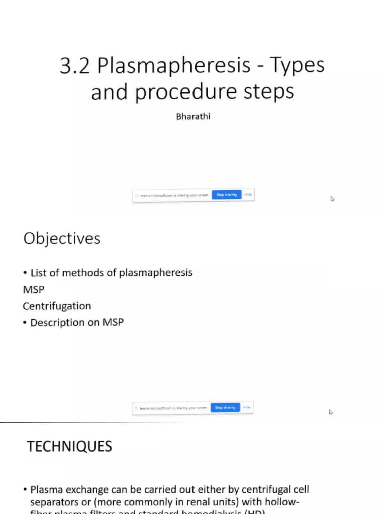 4.SOHAM Plasmapheresis Types | PDF