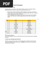 Cara Print Label Undangan 103 Paling Mudah | PDF