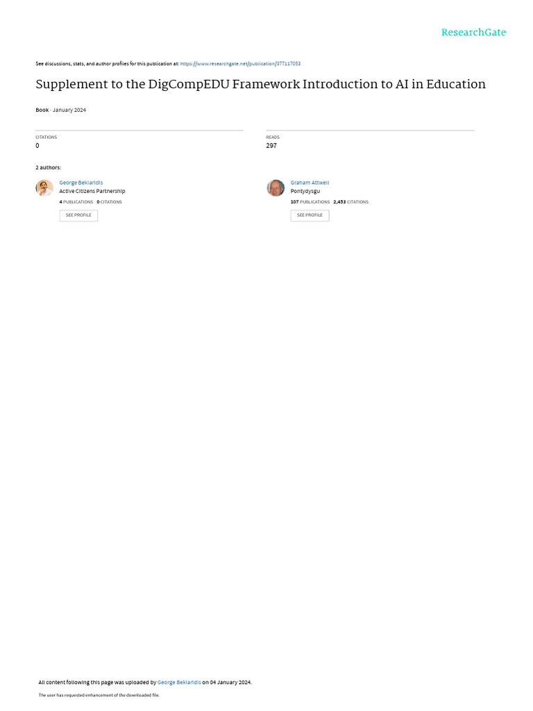 Ai Pioneers Digicompedu Supplement | PDF | Artificial Intelligence ...