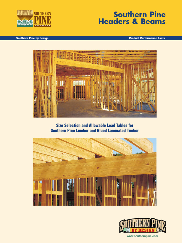 Headers and Beams Sizing and Design | PDF | Lumber | Bending