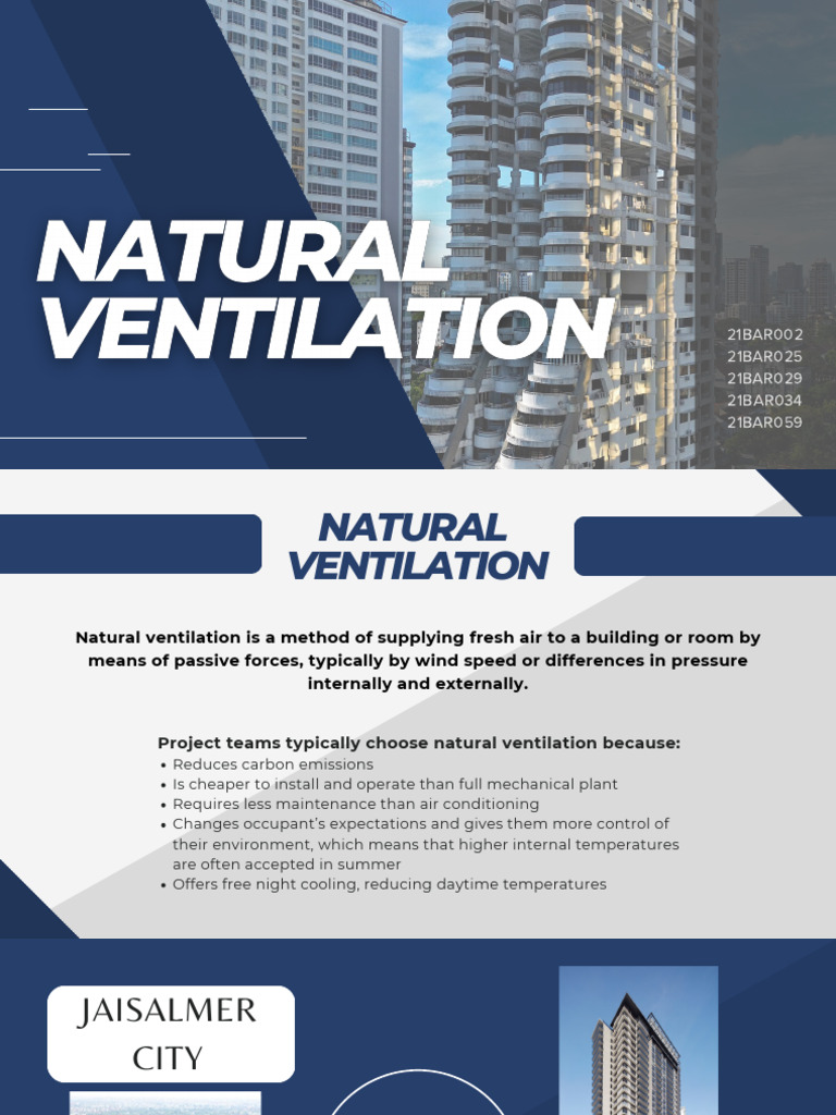 Natural Ventilation in High-Rise Design | PDF | Wound | Window