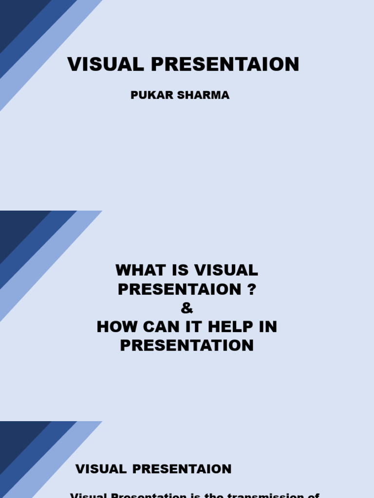 Benefits of Visual Presentations | PDF