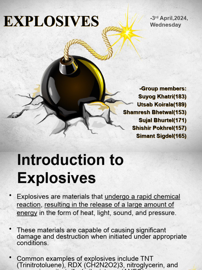 Explosives SKC | PDF | Materials | Chemical Substances