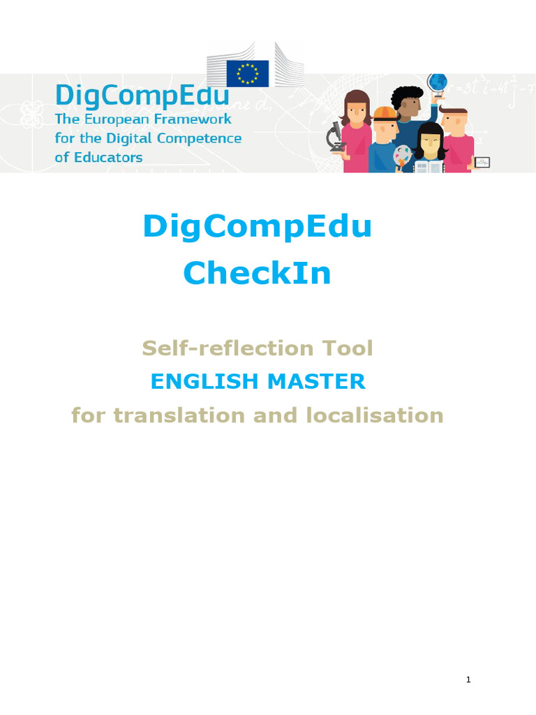Check in DigCompEdu Self Reflection Tool | PDF | Learning | Communication