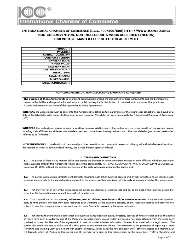 IMFPA | PDF | Arbitration | Legal Liability