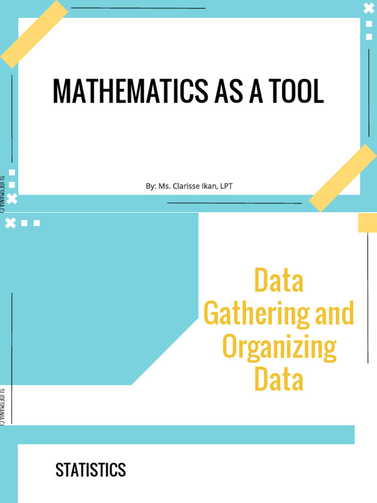 Lesson 2 Mathematics As A Tool | PDF | Sampling (Statistics) | Mode ...