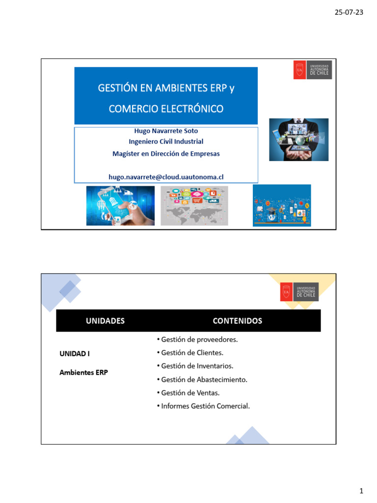 Clase Nº1 ERP-D 250723 | PDF | Comercio electrónico | Publicidad digital
