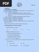 ICSE Class9 Maths Sample Paper | PDF | Triangle | Elementary Mathematics