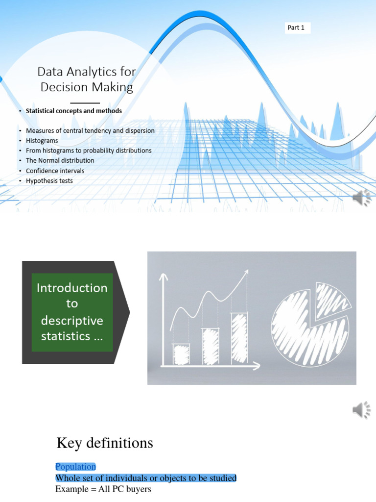 Statistics - Basic Concepts Part 1 | PDF | Level Of Measurement ...
