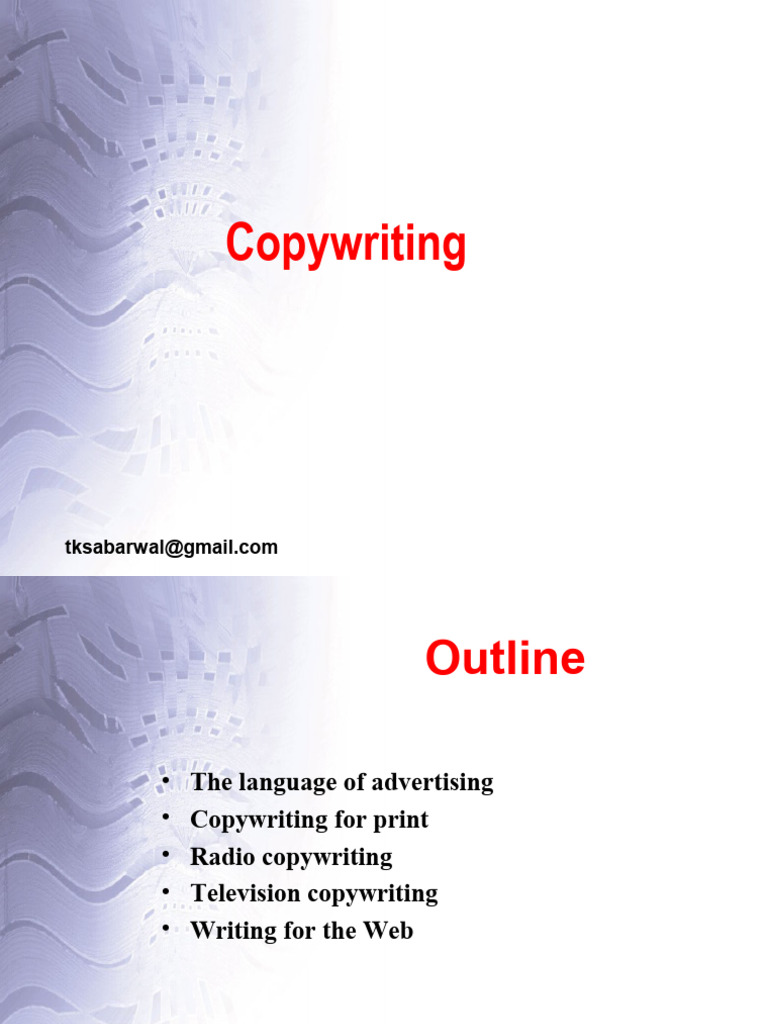 Copywriting | Download Free PDF | Advertising | Copywriting
