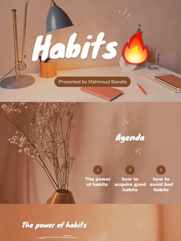 Presentation of Habits | PDF