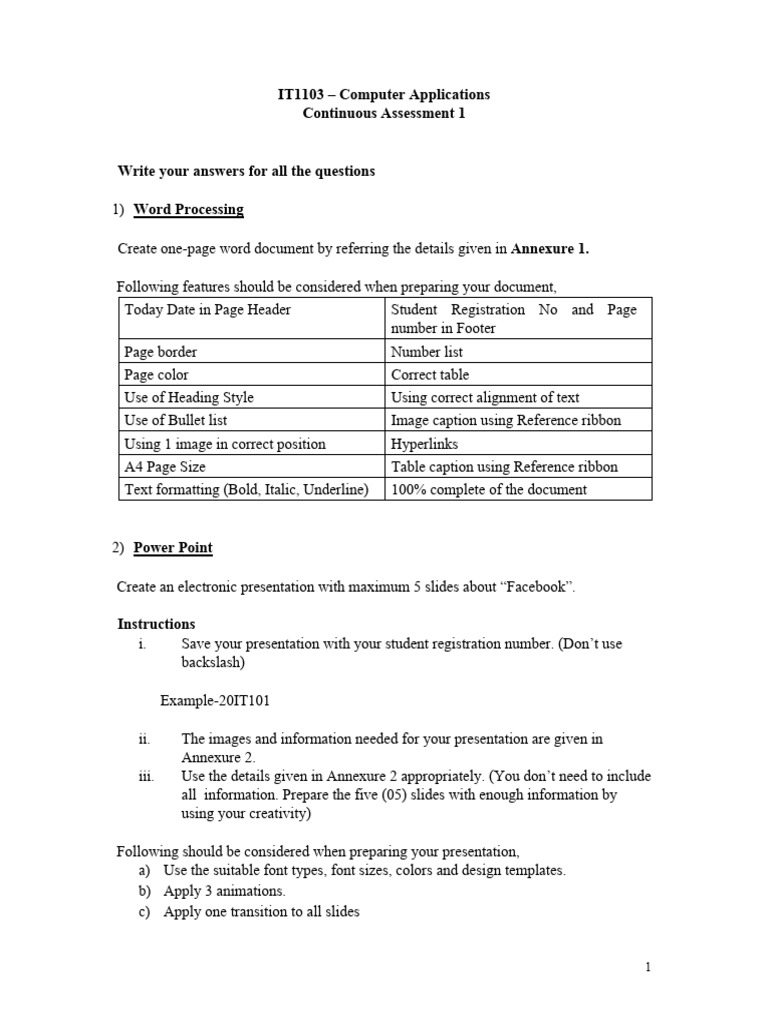 Assignment 1 3 | PDF | Text | Written Communication