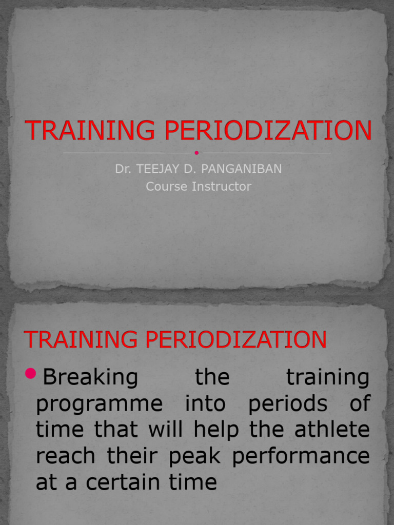 Training Periodization | PDF