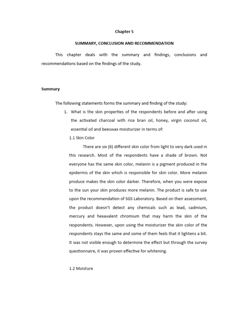 Impact of Charcoal Moisturizer on Skin Color | PDF | Human Skin Color ...