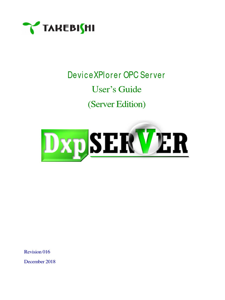 MAN Users Guide Server DxpSERVER | PDF | Graphical User Interfaces | Port (Computer Networking)