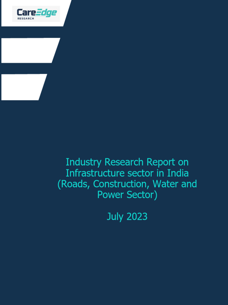 Industry Research Report On Infrastructure Sector in India | PDF ...