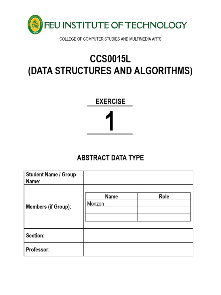 Monzon 1 1 | PDF | Queue (Abstract Data Type) | Software Engineering