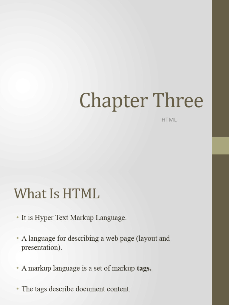 Chapter Two | Download Free PDF | Html Element | Html