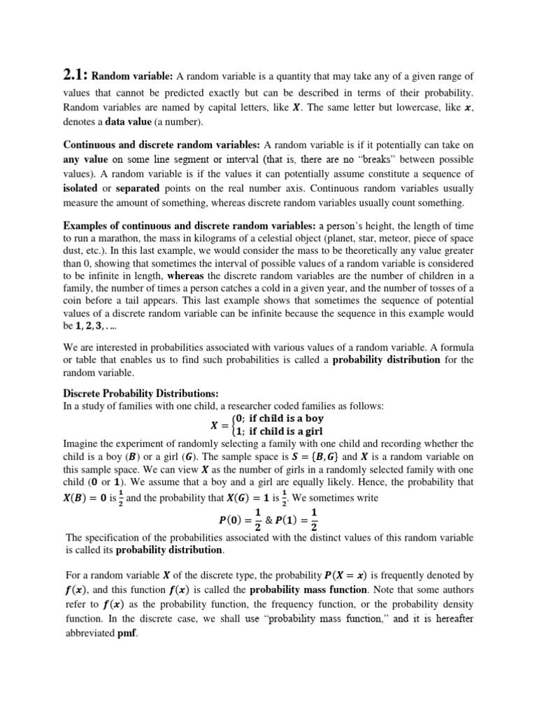 P6 - HTZ-2.1 Statistics and Probability | PDF | Probability ...