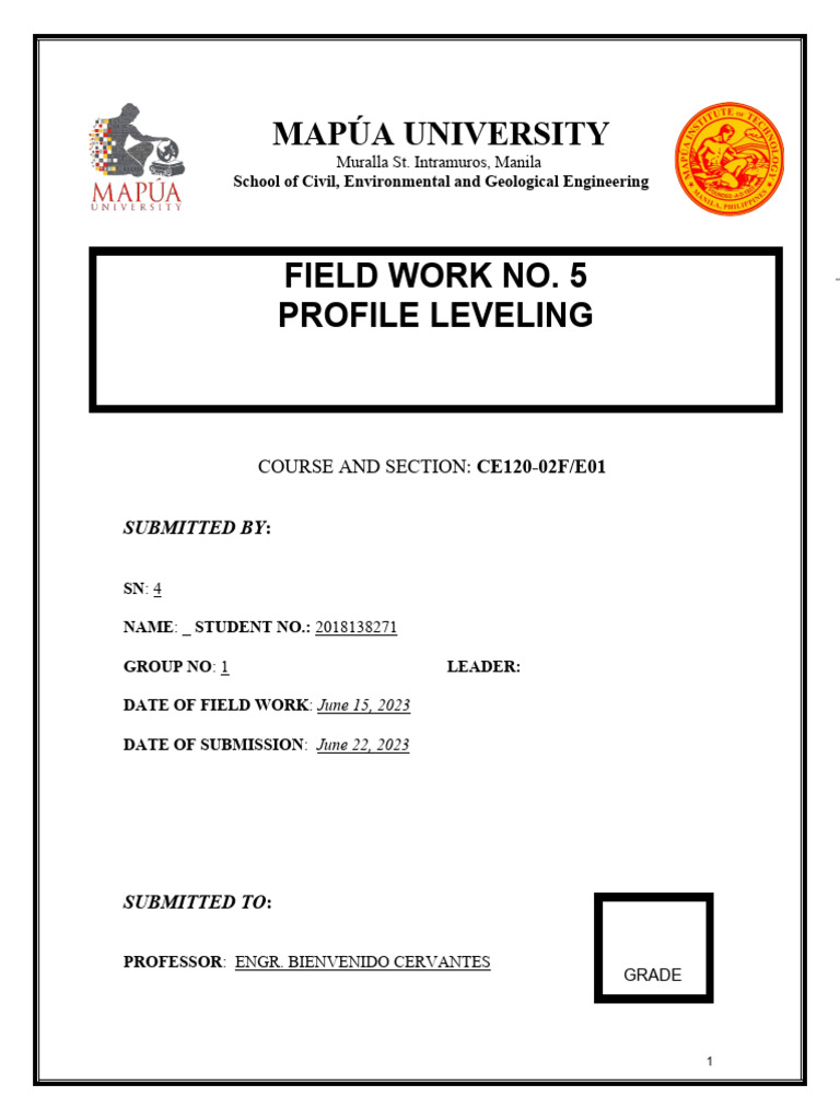 FW#5 | PDF | Metrology | Probability And Statistics