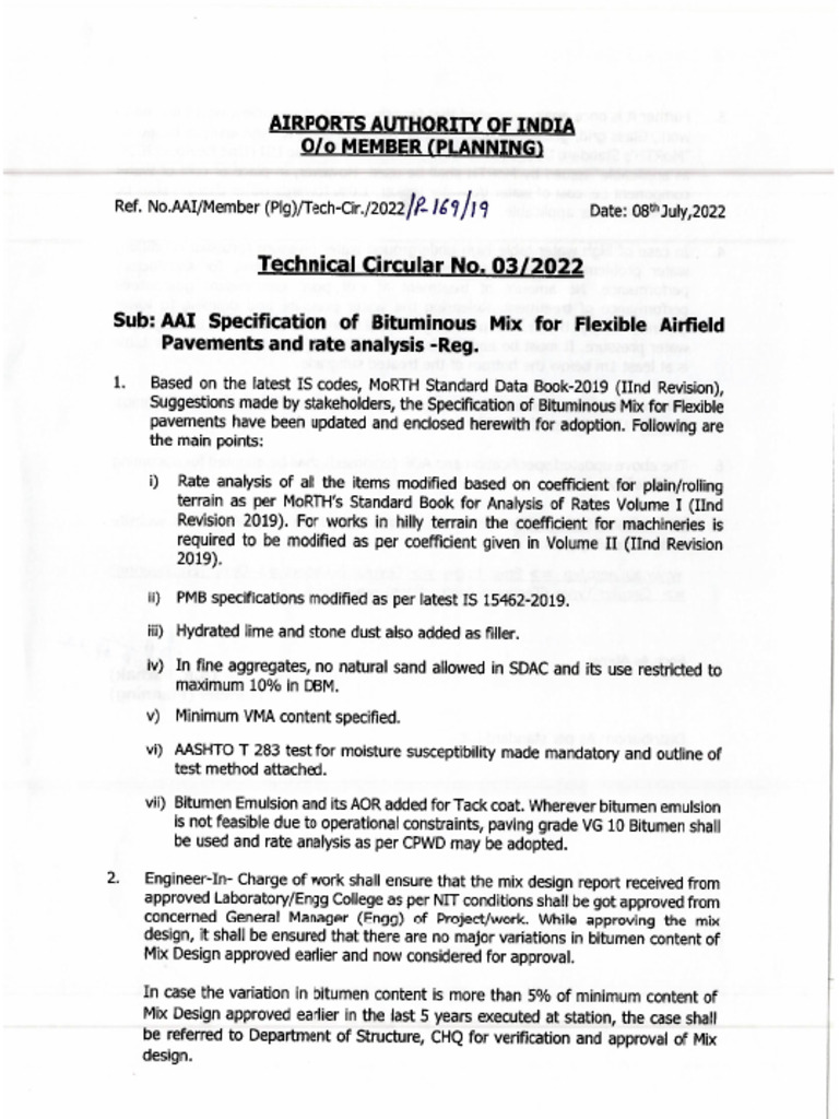 TC No. 03 2022 | PDF | Concrete | Road Surface