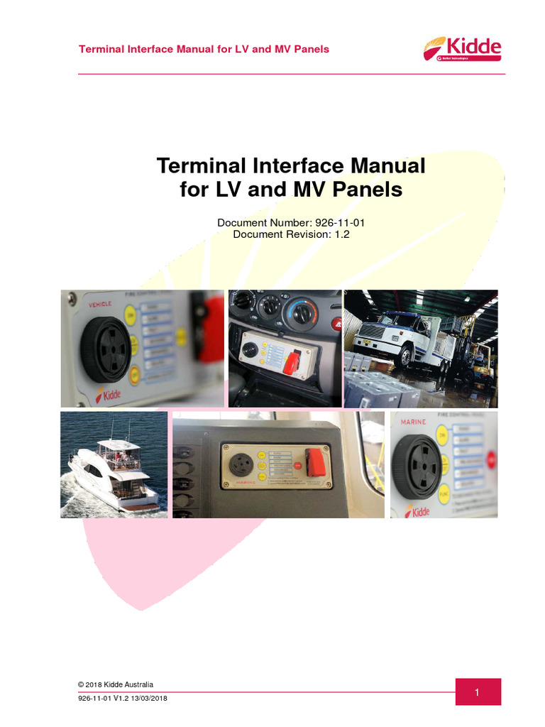 926-11-01 V1.2 (Terminal Interface Manual For LV and MV Panels) | PDF ...