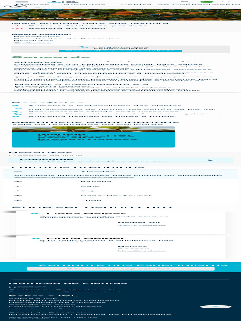 Concorde ICL Brazil | PDF | Agricultura